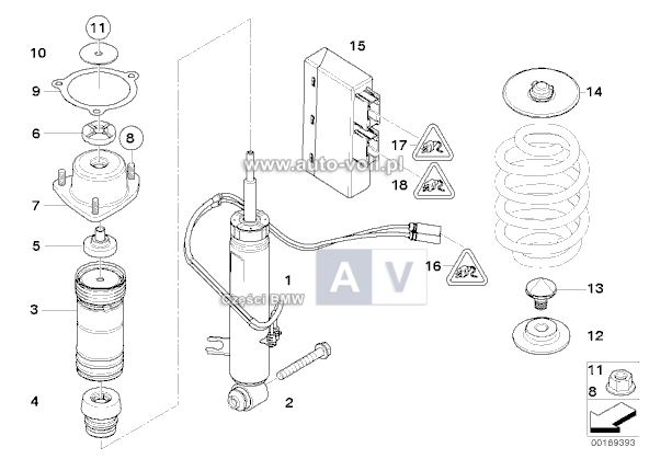 33526776132 Osłona amortyzatora BMW E70 E71 X5 X6 30 35 40 50 ...