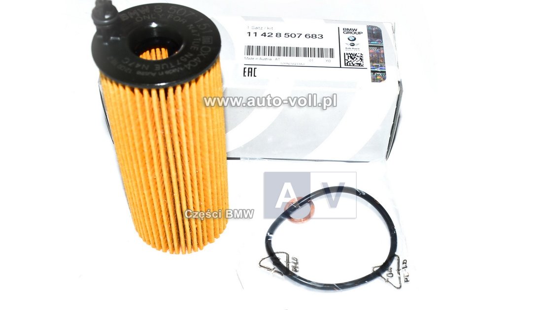 11428507683 Filtr oleju BMW X1 E90 E91 F01 F07 F10 F15 F20 F30 Mini 1 ...