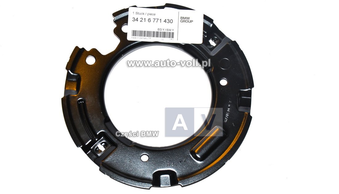 34216771430 Pierścień mocujący szczęki BMW E81 E87 E90 E91 F30 ...