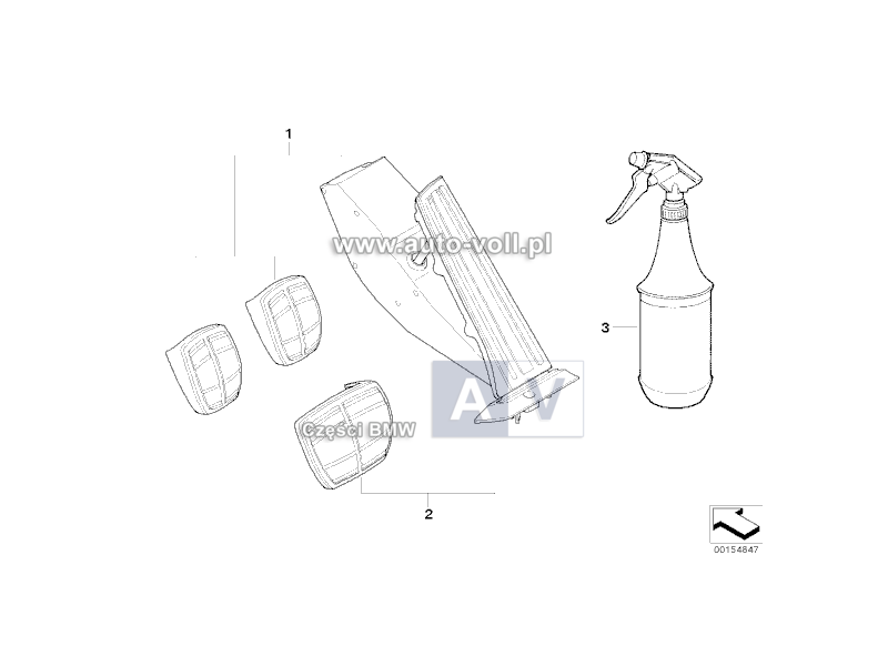 83190417324 Środek czyszczący R2 do pedałów stali nierdzewnej BMW E60 ...