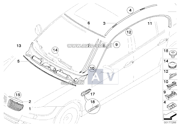 51137145110 Zaczep dolny lewy - 51137145110 - Części oryginalne BMW ...