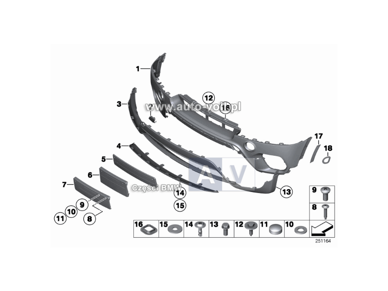 51117222729 Osłona dolna pojazdu przednia - 51117222729 - Części ...