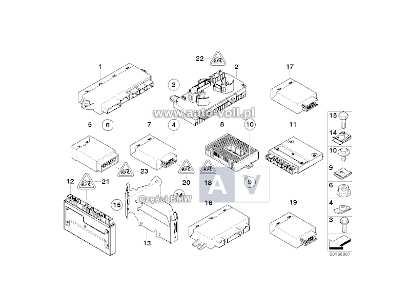 61359203082 Moduł świateł - 61359203082 - Części oryginalne BMW Łódź ...