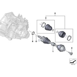 33131214961 Pierścień BMW E38 E39 E46 X5 X6 E60 E63 E65 E81 X3 ...