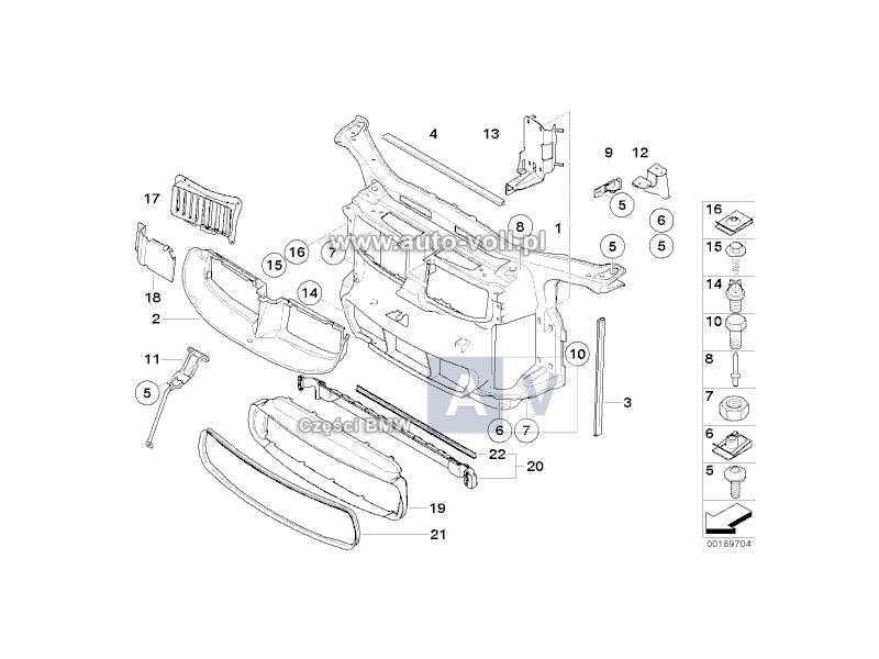 51648040553 Płyta zamka lewa - 51648040553 - Części oryginalne BMW Łódź ...