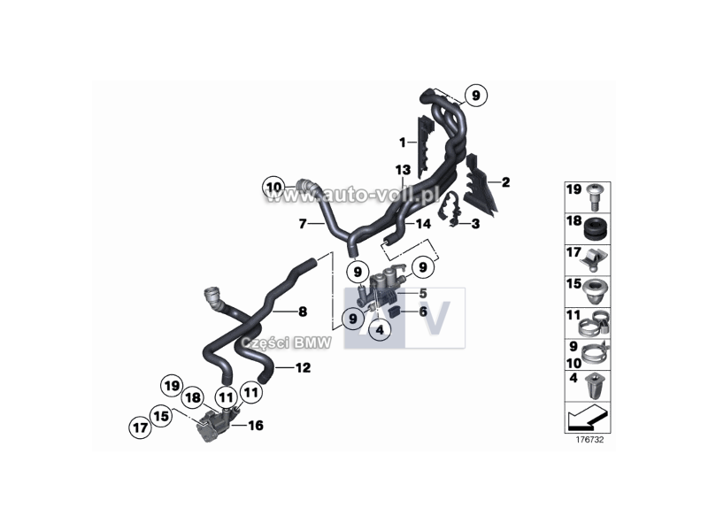64539119174 Oryginał BMW - 64539119174 - Części oryginalne BMW Łódź ...