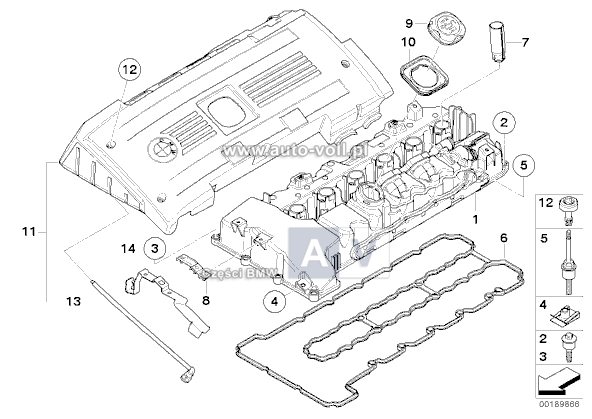 11127578858 Osłona cewki zapłonowej - 11127578858 - Części oryginalne ...