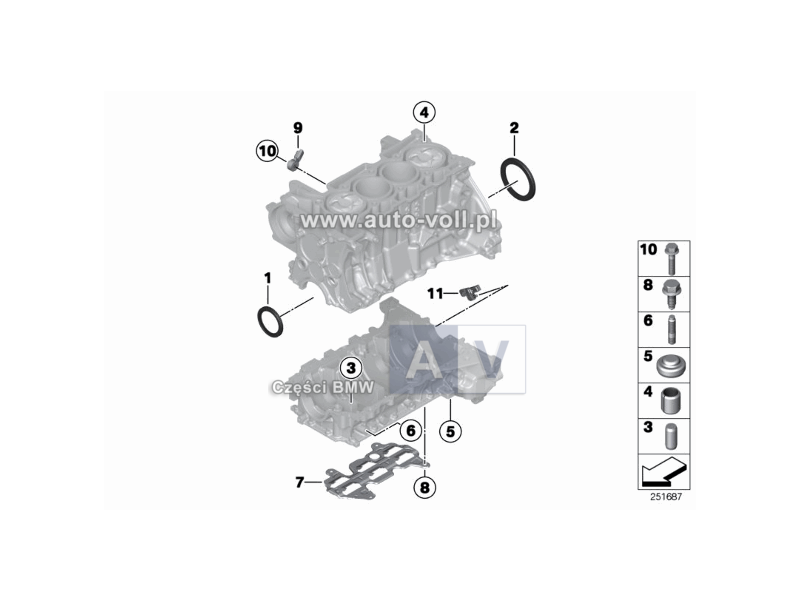 11117568264 Zimering wału korbowego BMW F20 F30 114 116 118 316 320 ...