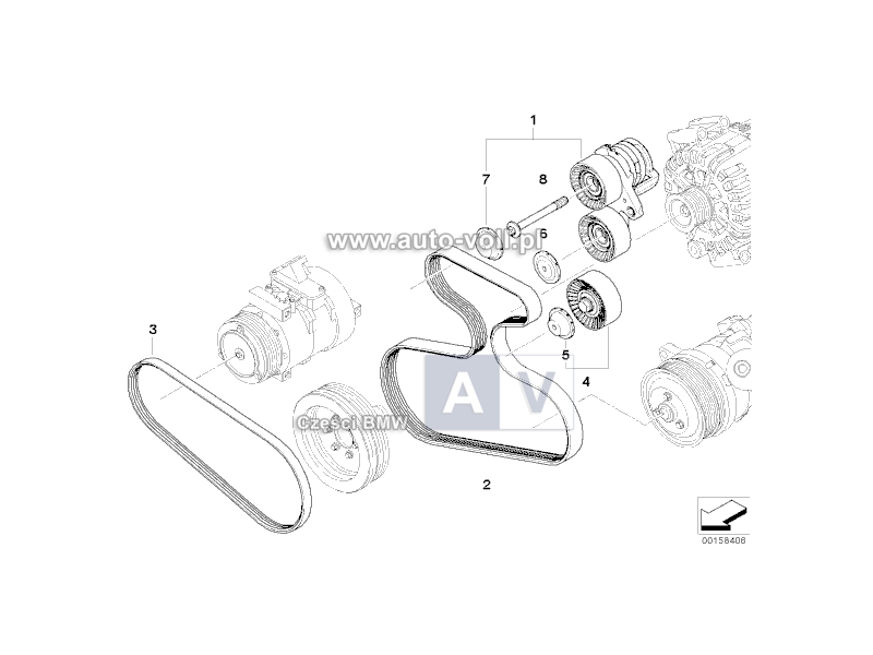 11287542887 Rolka - 11287542887 - Części oryginalne BMW Łódź | Sklep ...