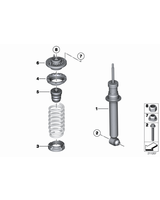 Amortyzacja - BMW serii 5 | F11N LCI | 520dX B47 Seria - Części ...