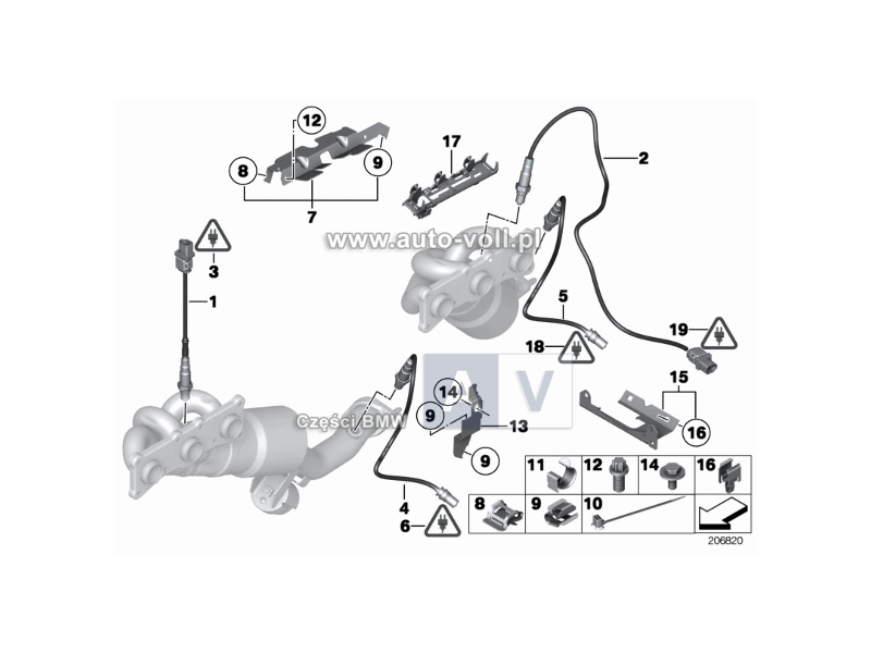 11787596909 Sonda monitor. lambda - 11787596909 - Części oryginalne BMW ...