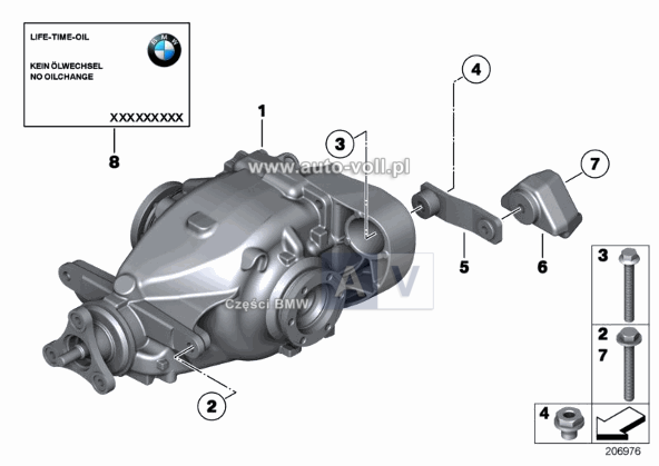 33107637452 AT-Przekładnia tylnej osi - 33107637452 - Części oryginalne ...