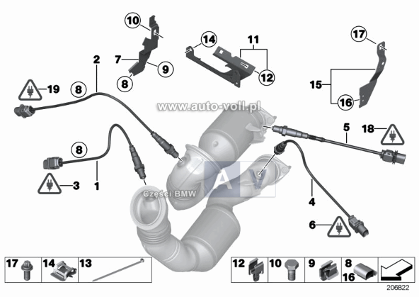 11787558055 Sonda BMW E60 E63 E65 E70 E81 E84 E83 E90 E91 F10 ...