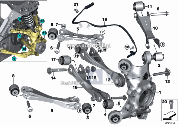 33306851564 Oryginał BMW - 33306851564 - Części oryginalne BMW Łódź ...